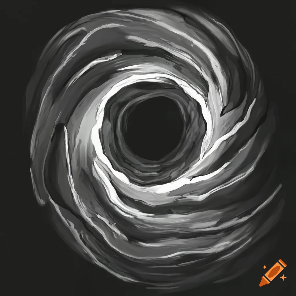 Abstract art of a flowing portal on Craiyon