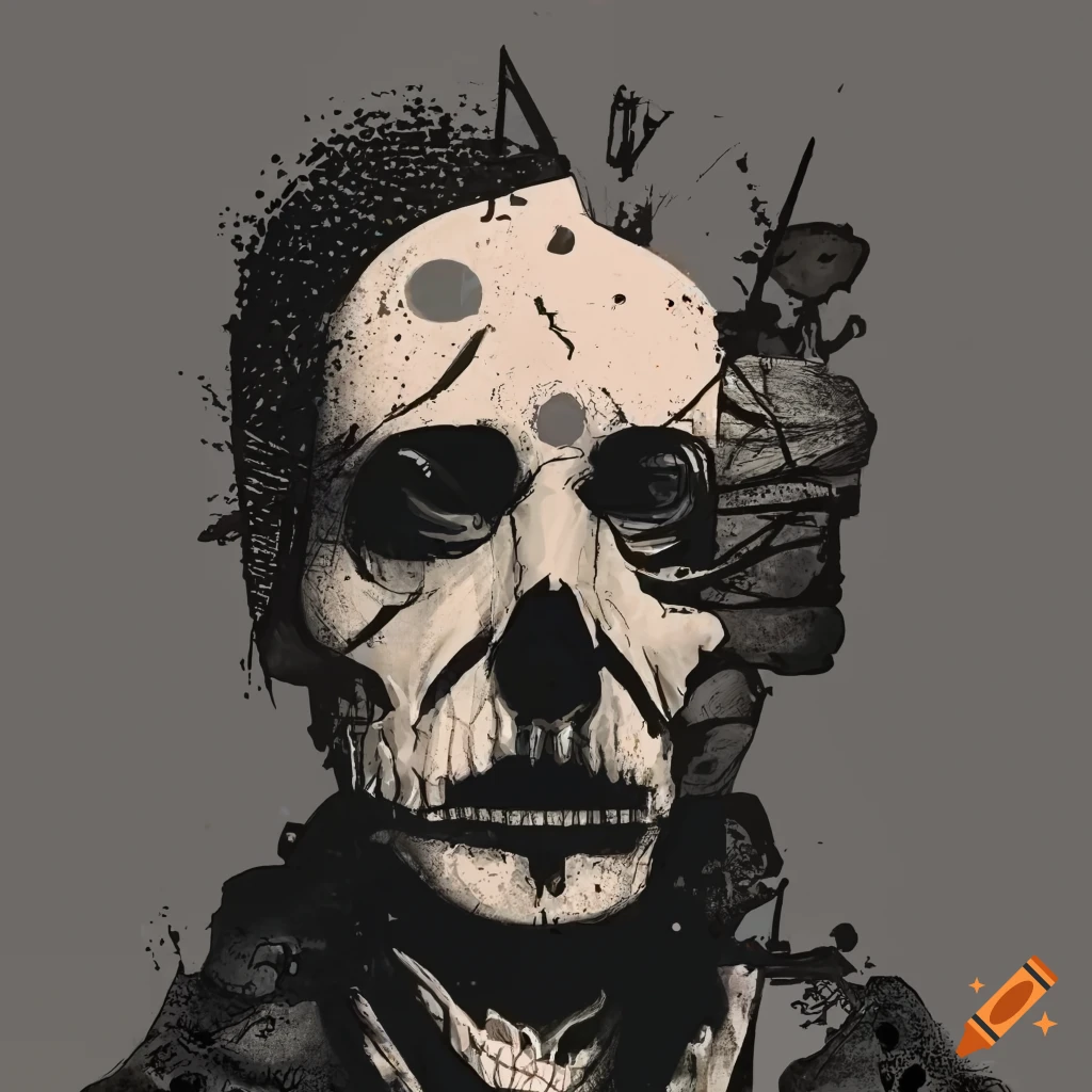 Surrealist post-apocalyptic album cover on Craiyon