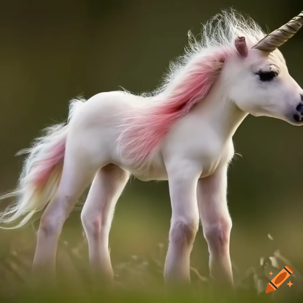 Baby unicorn on Craiyon