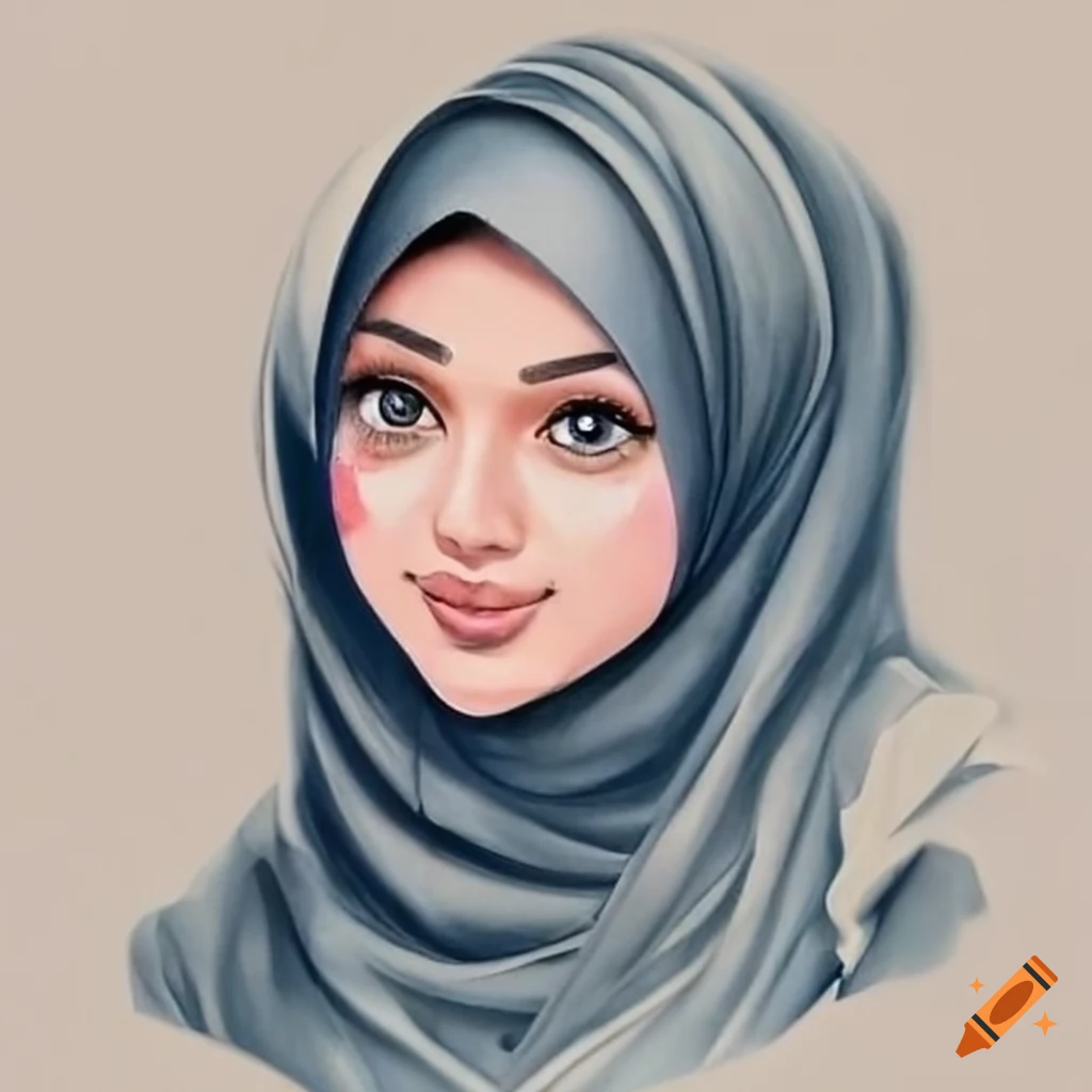 Muslim Woman Engineer On Craiyon