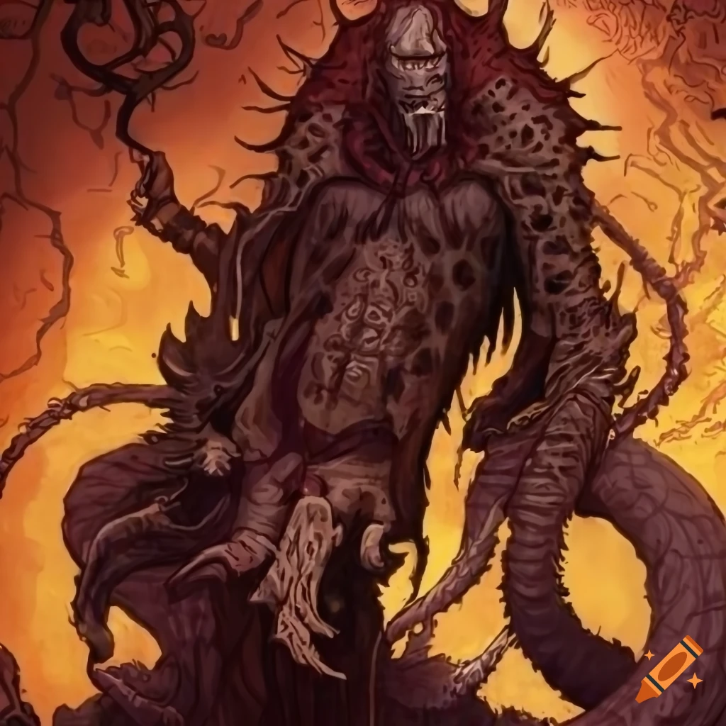 Image of an eldritch god on Craiyon