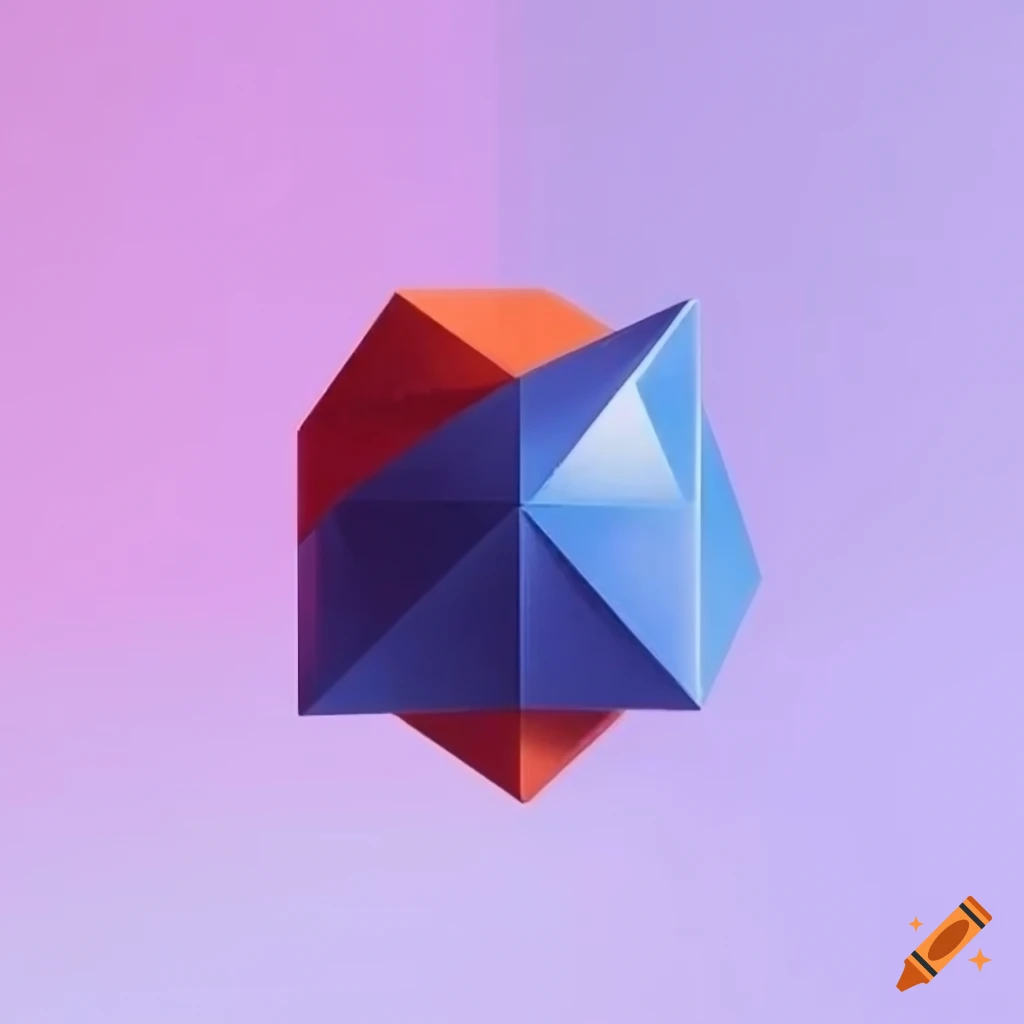 Geometric artwork on Craiyon