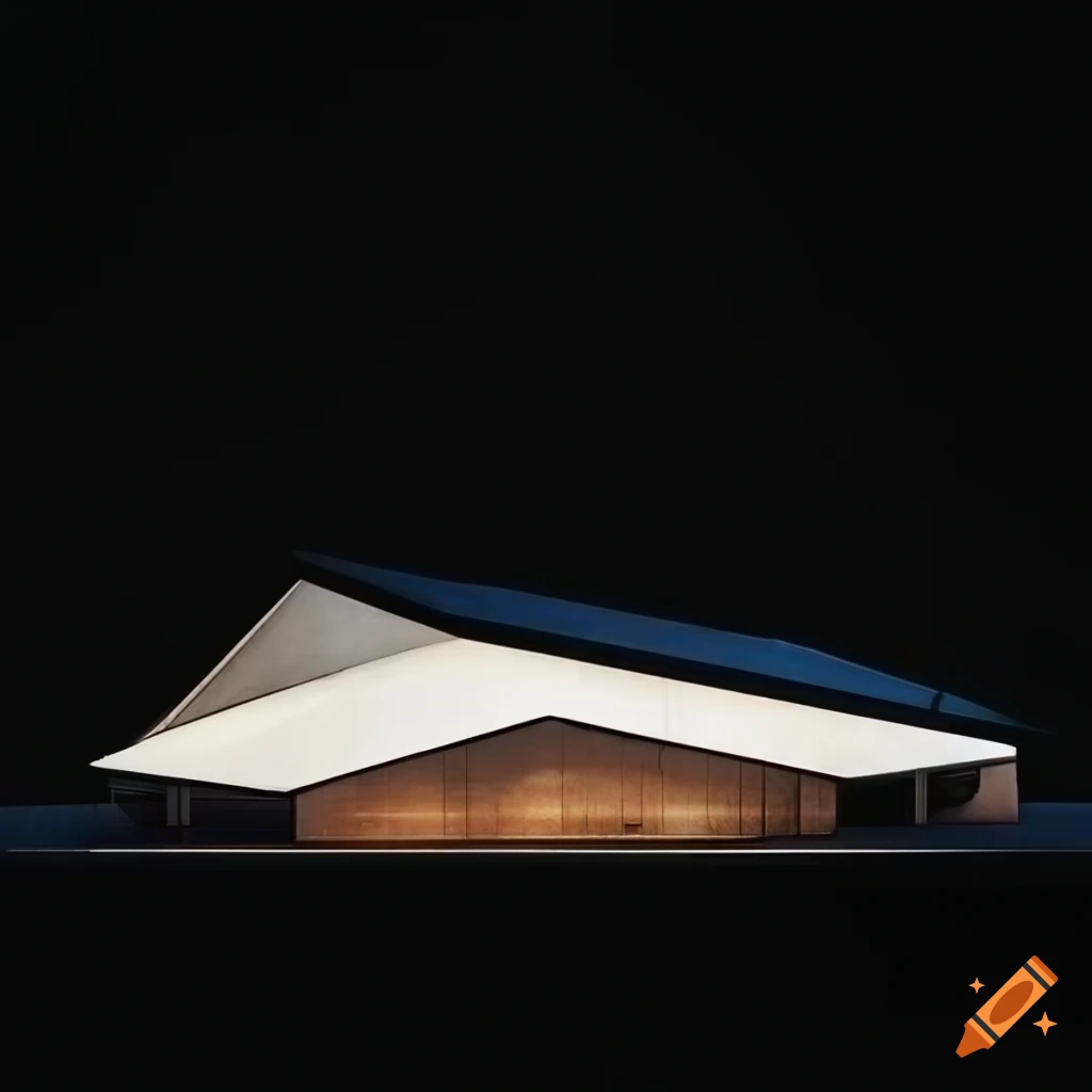 Minimalist hangar design on Craiyon