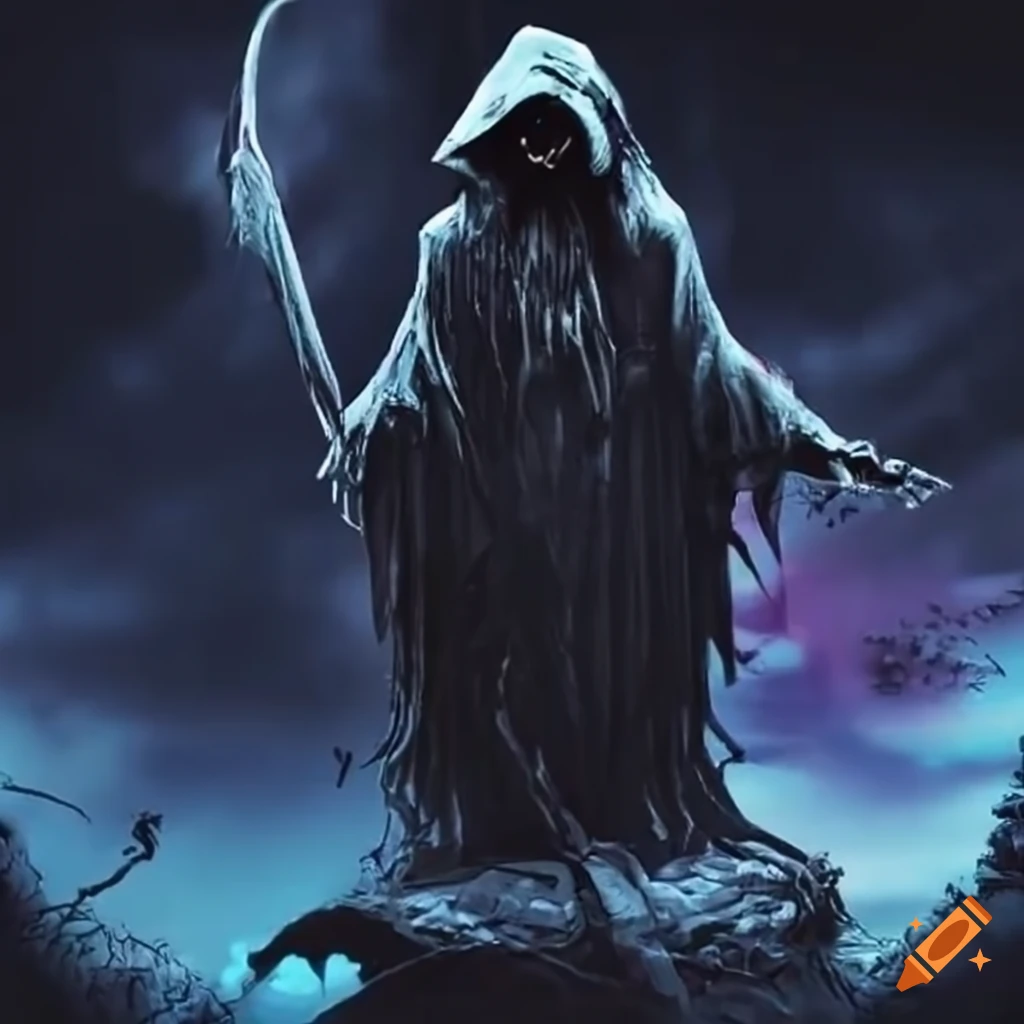 Rock reaper music logo on Craiyon