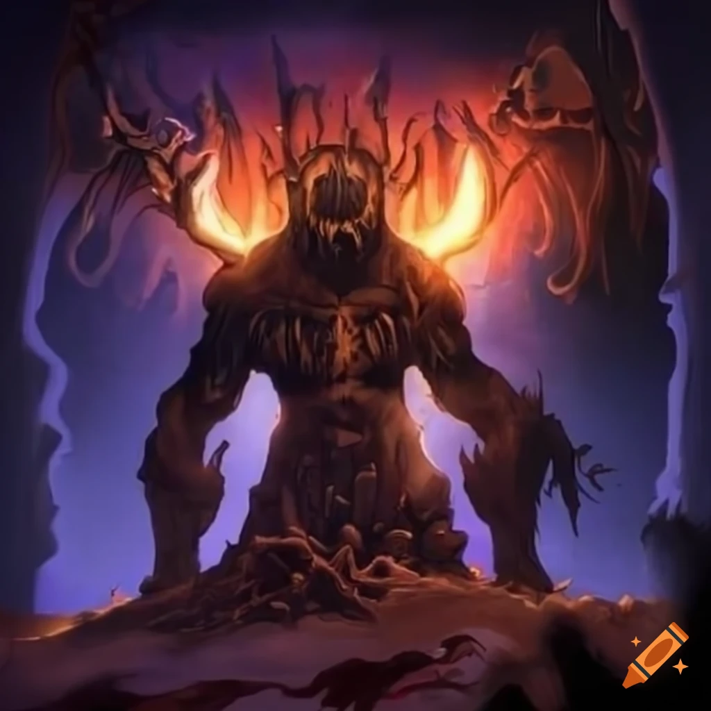 Image art representing Tartarus on Craiyon