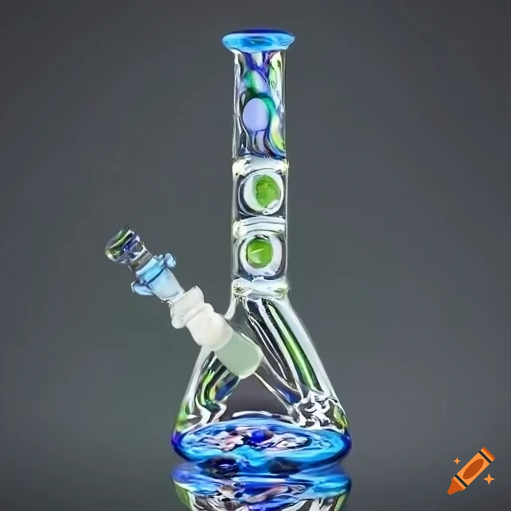 Stained glass multi-chamber bong design