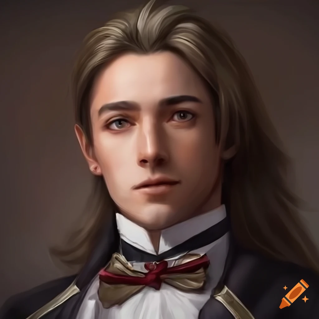 Hyper realistic portrait of a Fire Emblem butler on Craiyon