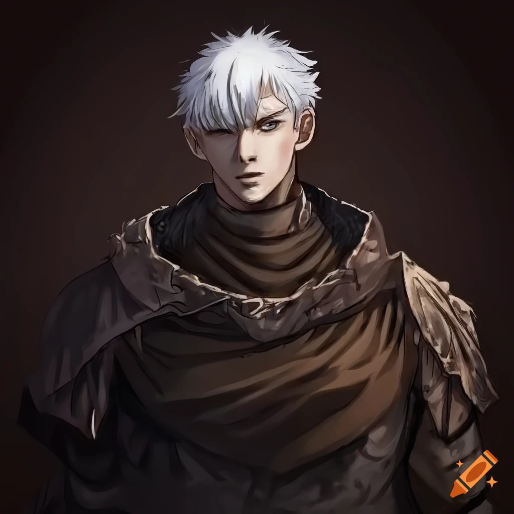 Beautifully illustrated character in anime-style fantasy attire on Craiyon