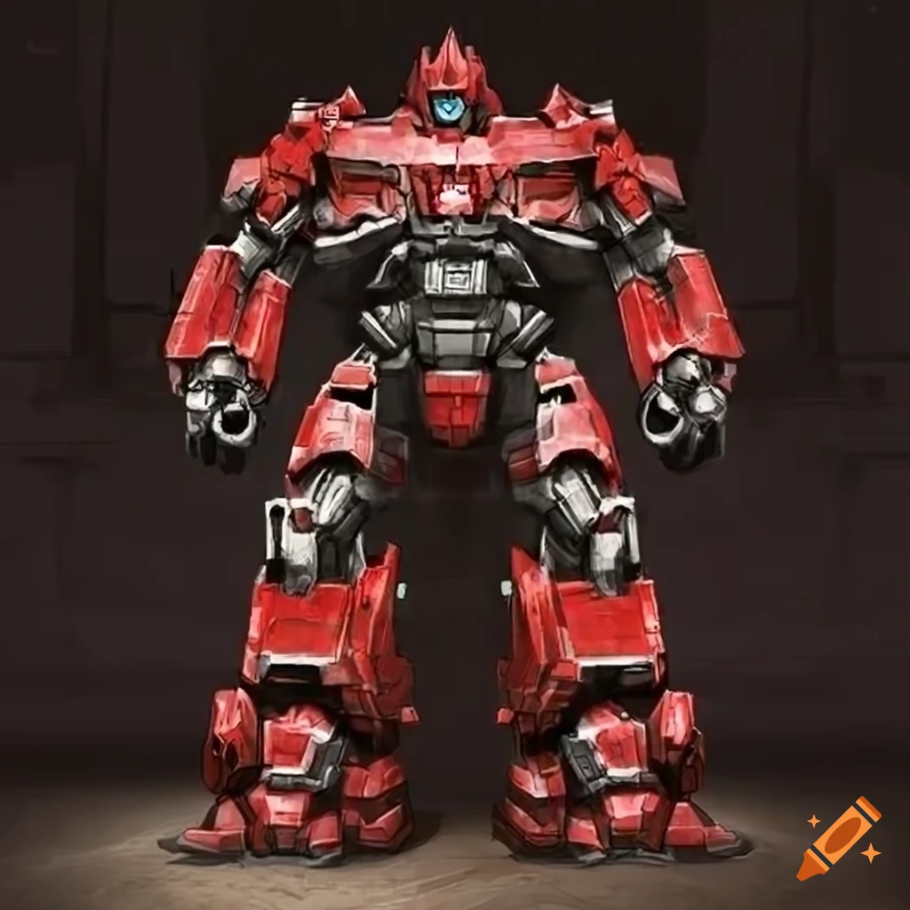 Red G1-inspired concept art of Ironhide from Transformers: War For ...