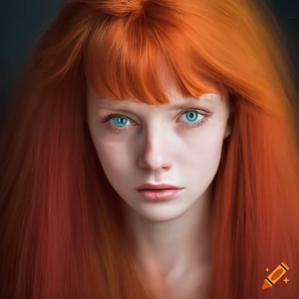 Portrait Of A Captivating Red Haired Woman On Craiyon
