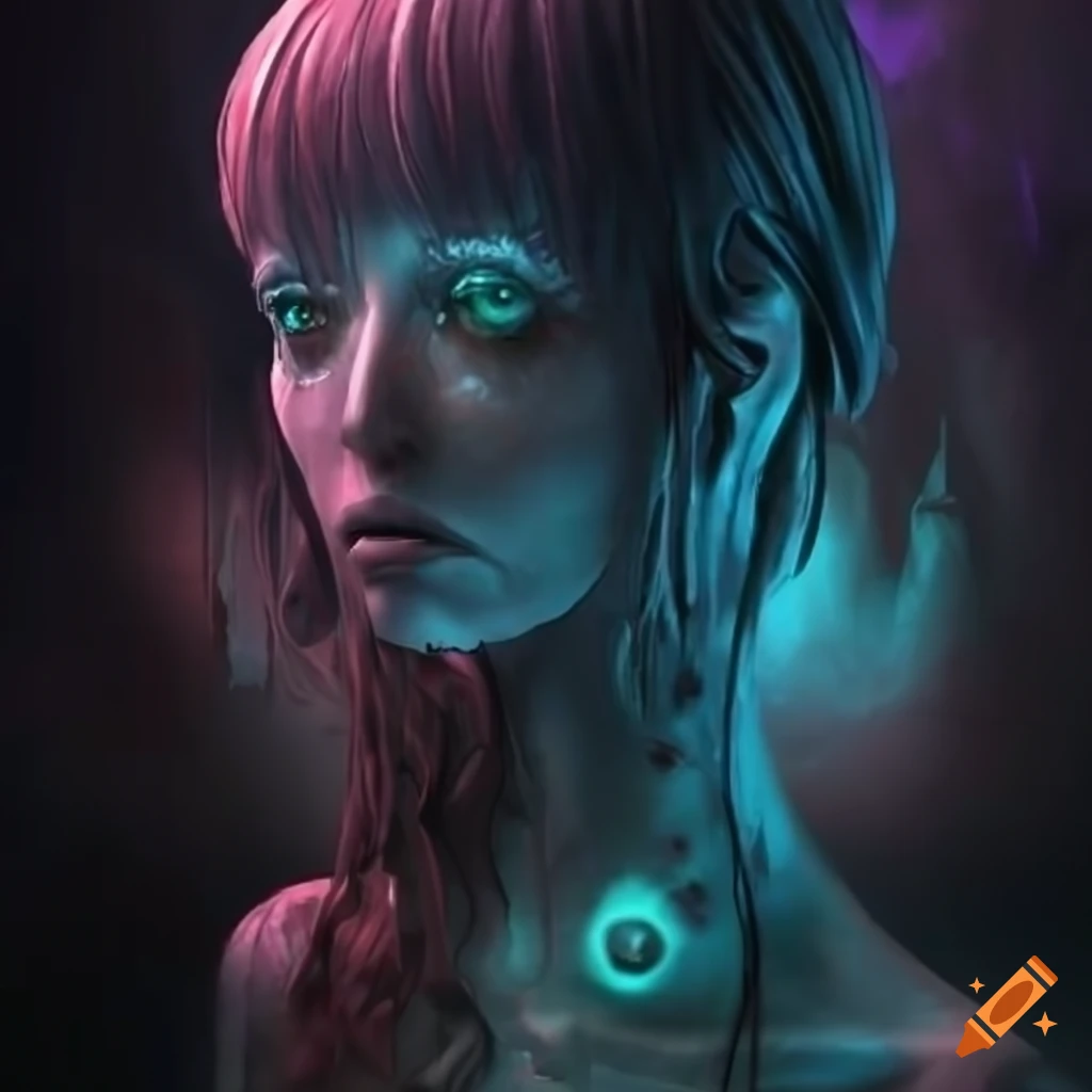 Abstract artwork with surreal elements on Craiyon