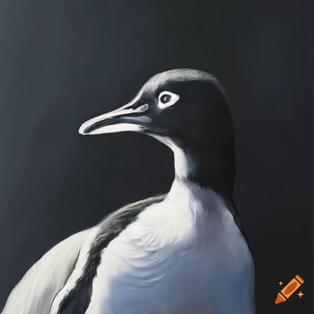 Image of a penguin and a duck together on Craiyon