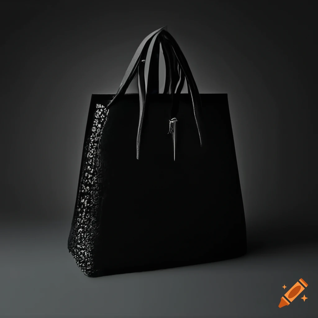 Abstract Gothic-style black bag design on Craiyon