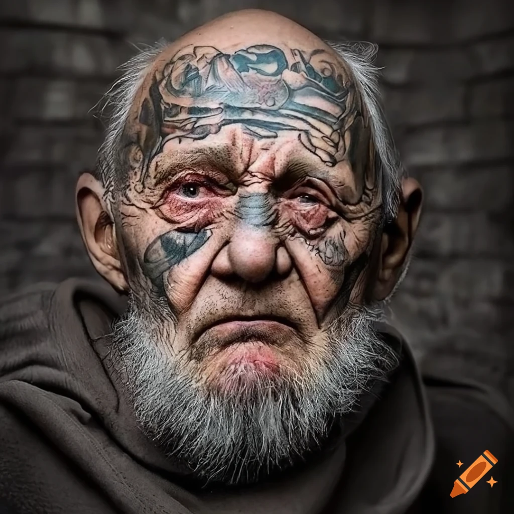 Old Face Tattoos