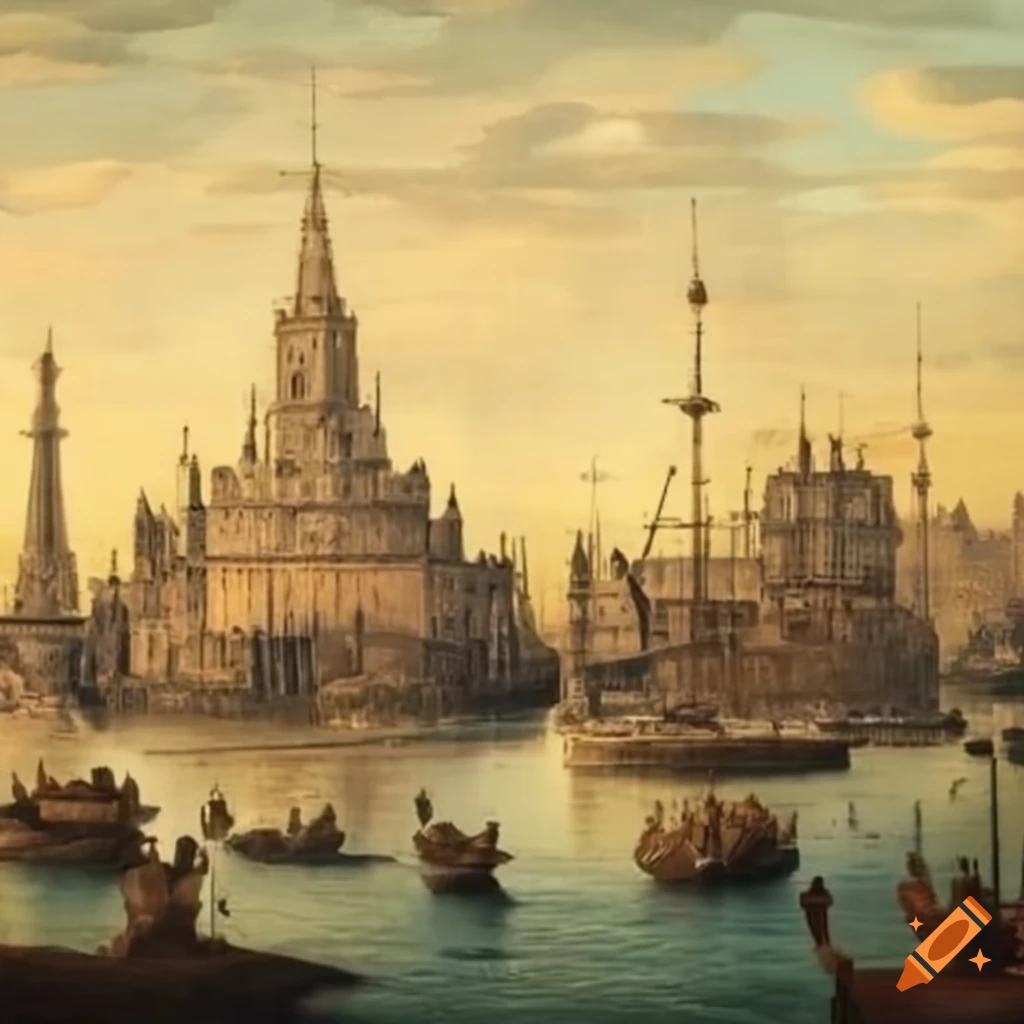 Tartaria landscape on Craiyon