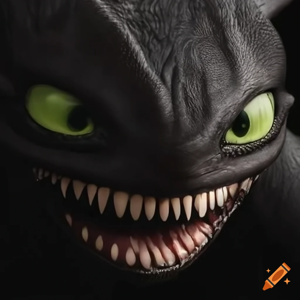 Toothless from how to train your dragon on Craiyon