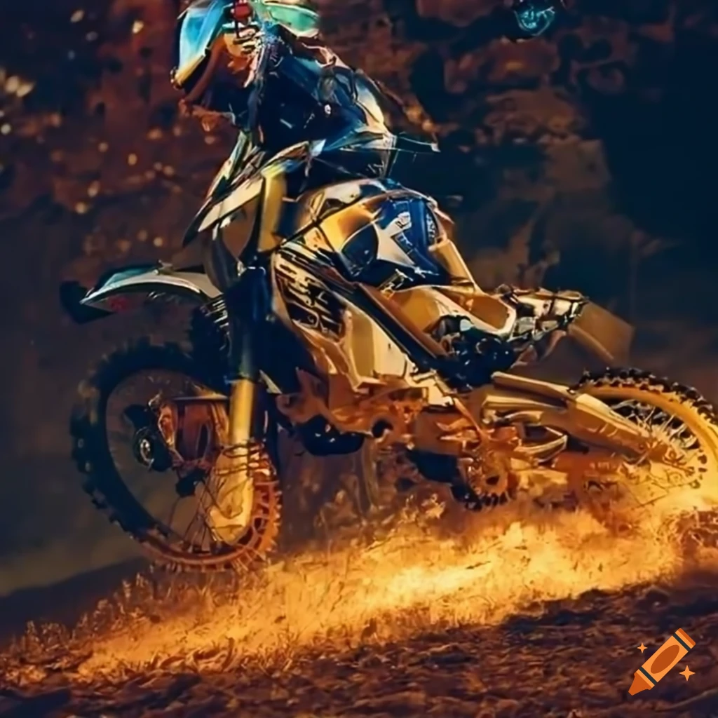 Promotion flyer for motorcycle exchange on Craiyon