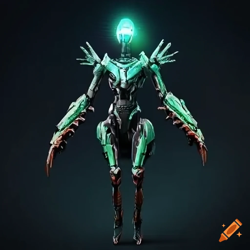 Demonic mecha mantis in cyberpunk style on Craiyon