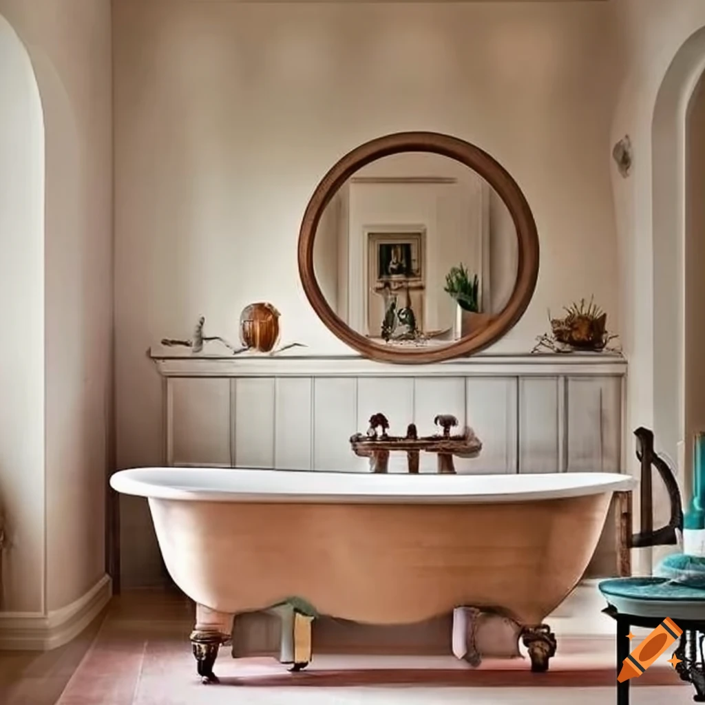 Spanish Colonial Bathroom Claw Foot Bathtubs | KOHLER