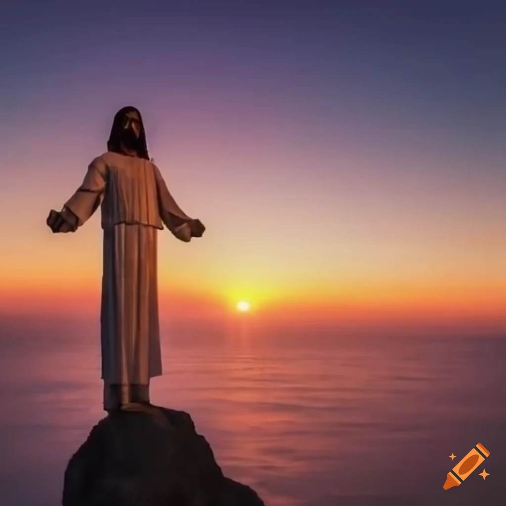 Jesus Beautiful Mountain Sunset