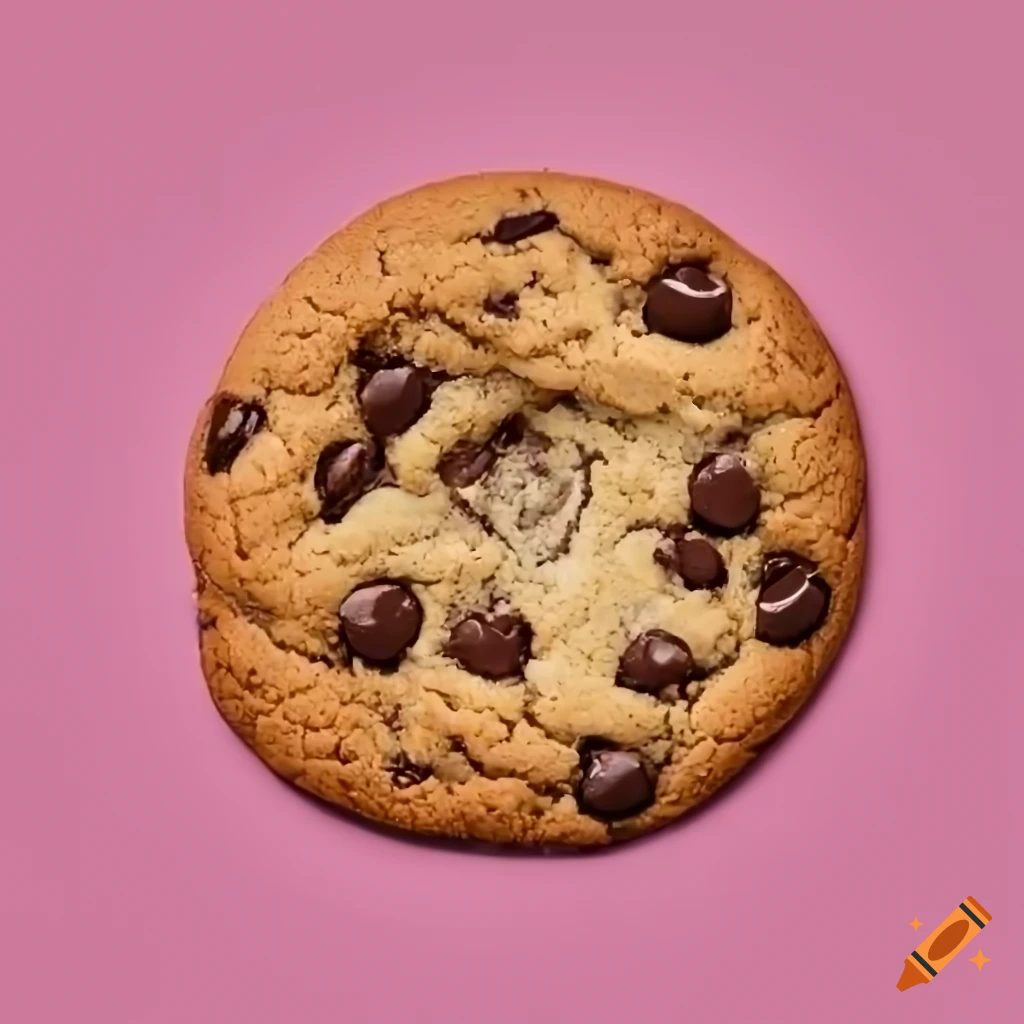 Logo of a chocolate chip cookie on Craiyon