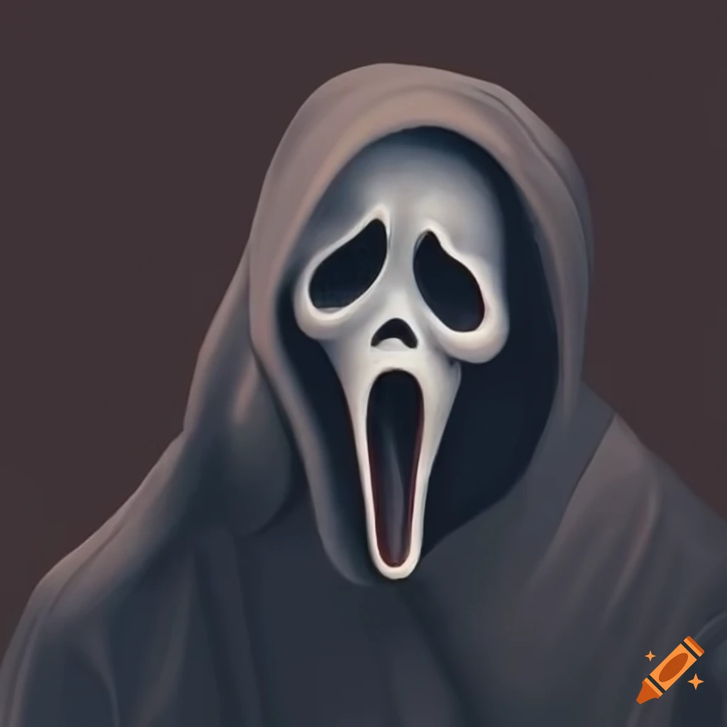 Image of Ghostface on Craiyon