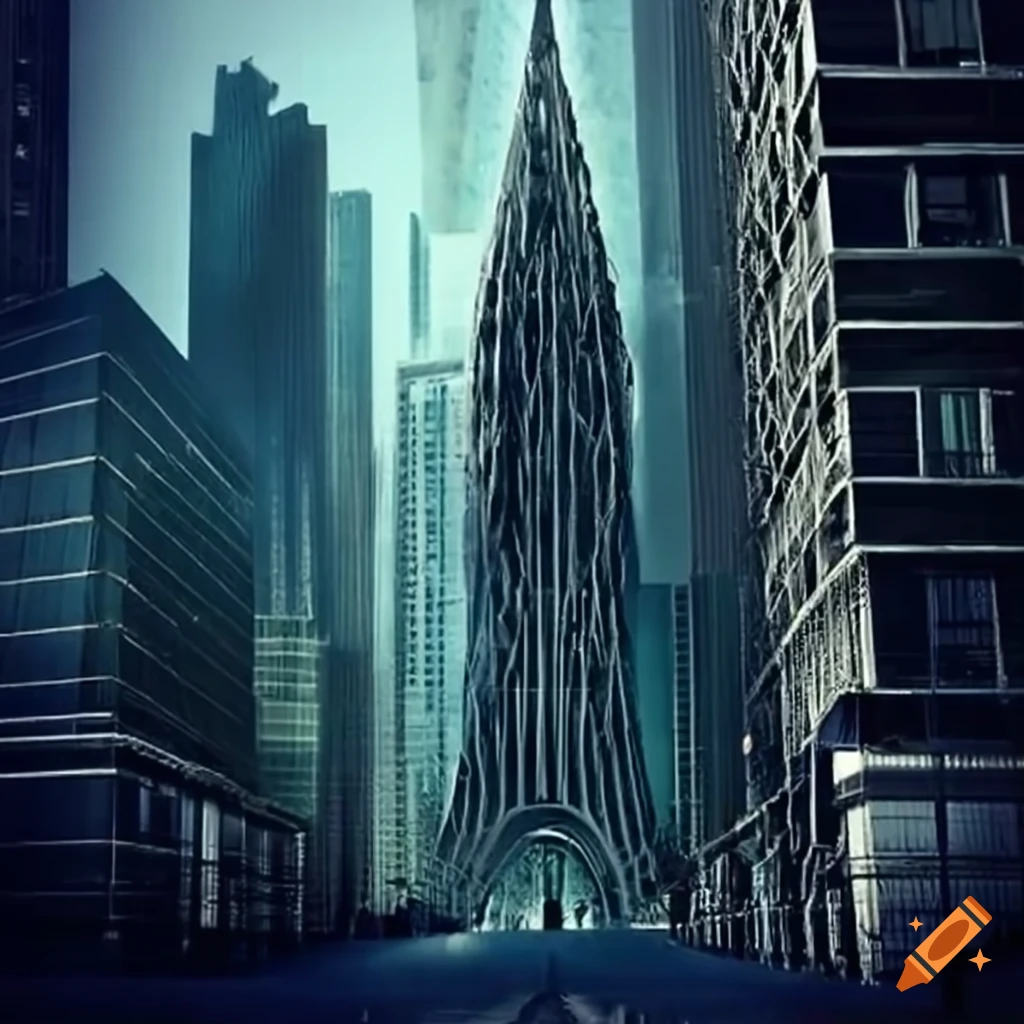 Skyscraper built by spiders