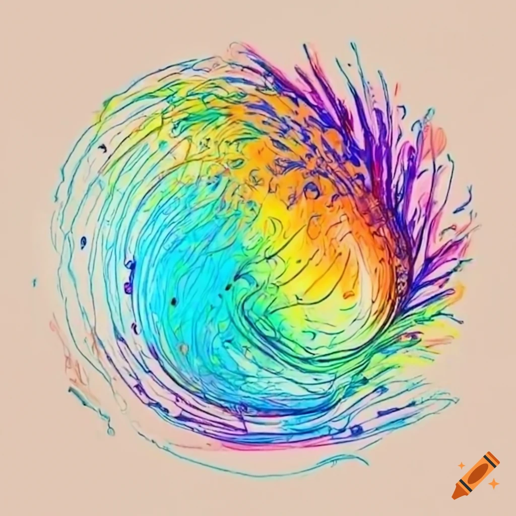 Concept art representing the intertwining of magic and science