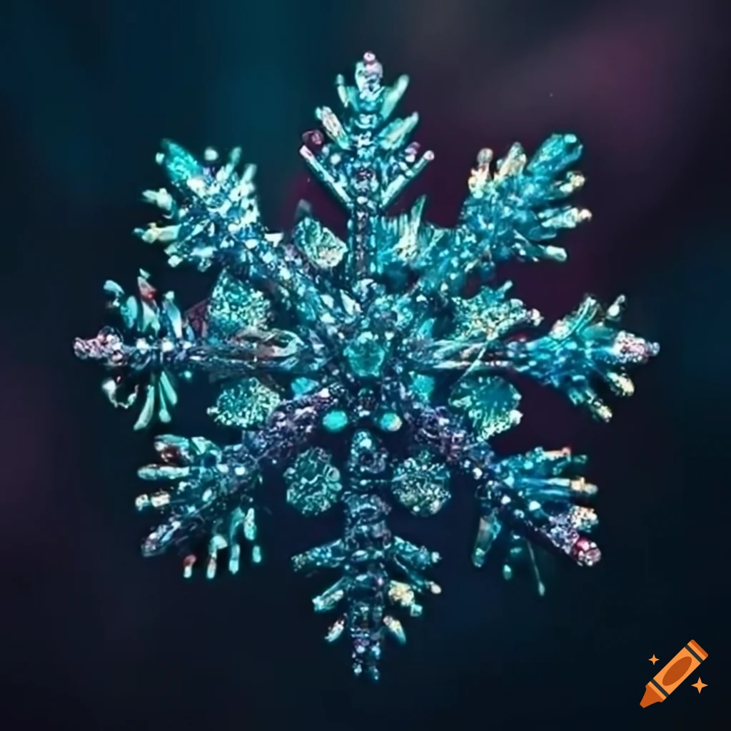 Detailed snowflake jewelry