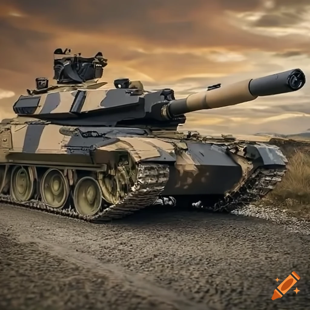 Hyper realistic modern military tank on Craiyon