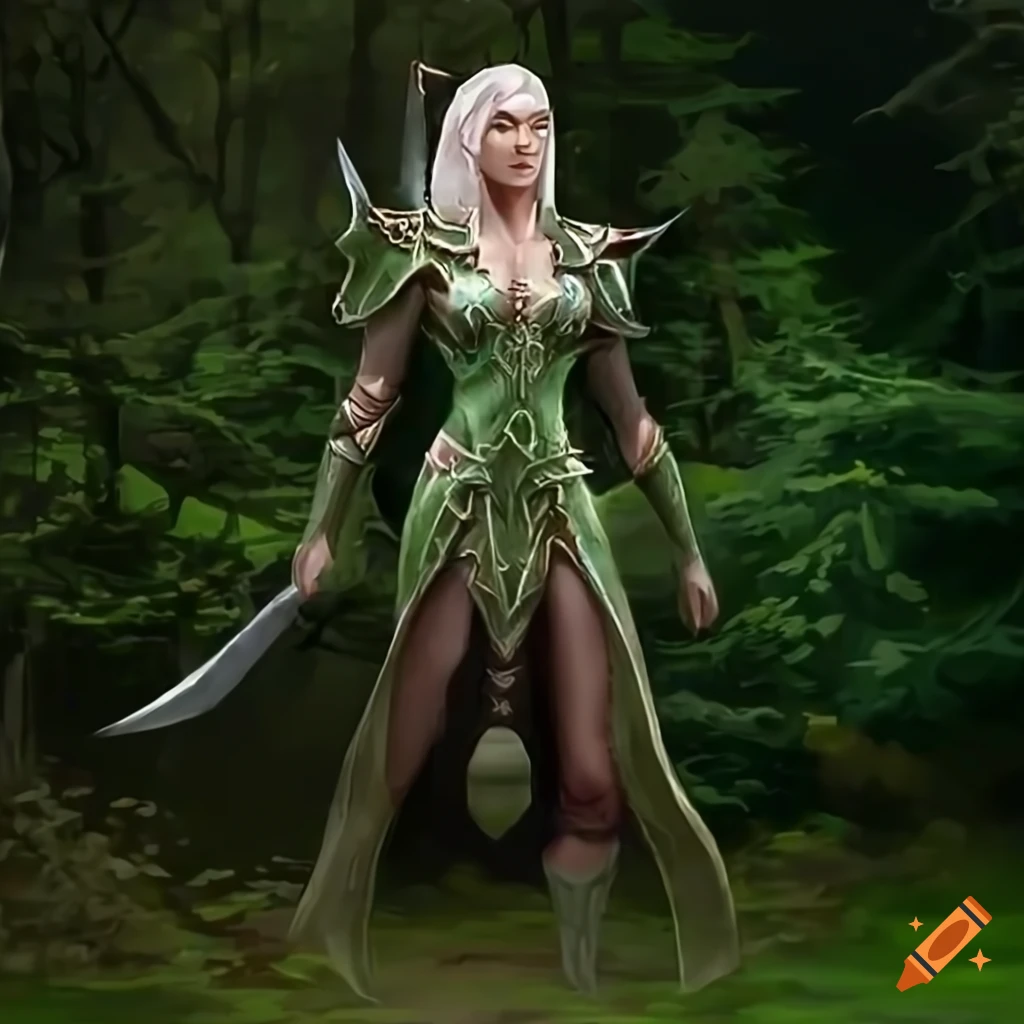 Female Elf Warriors Costumes