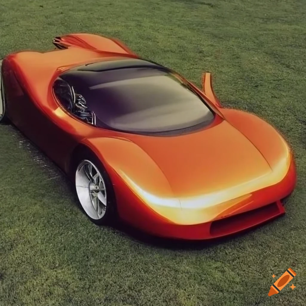 Sleek and sophisticated mercury supercar prototype from 1999 on Craiyon