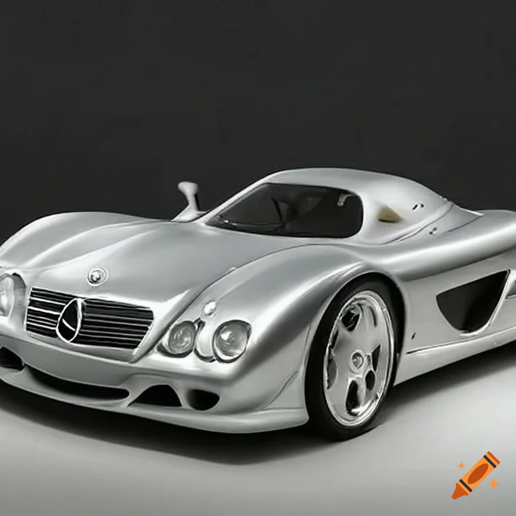 Mercedes-Benz supercar prototype from 1999 on Craiyon