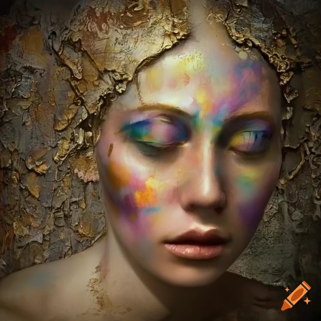 Intricate sculpture with dramatic lighting on Craiyon