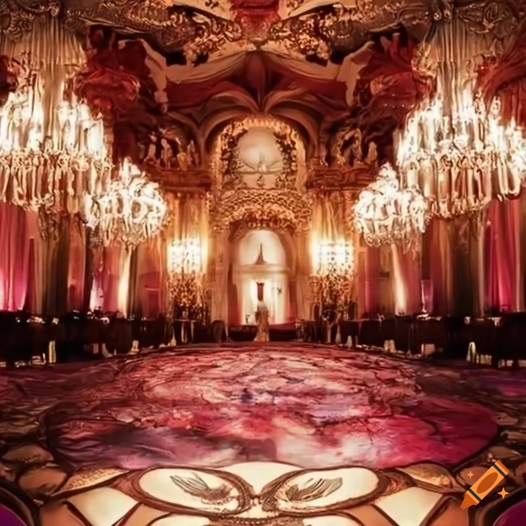 Ballroom images created on Craiyon
