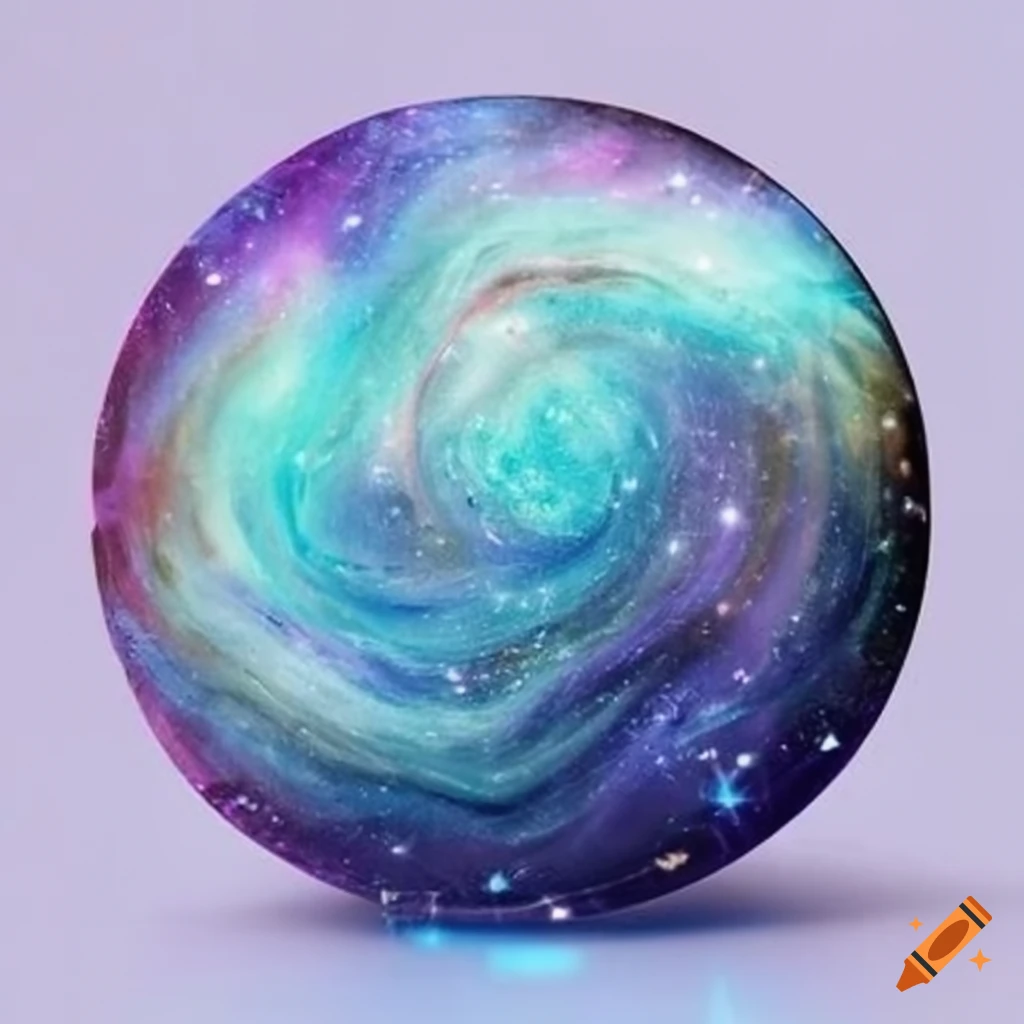 Cosmic crystal material on Craiyon