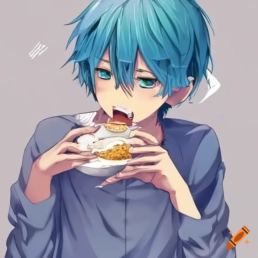 Anime Guys Eating Cookies