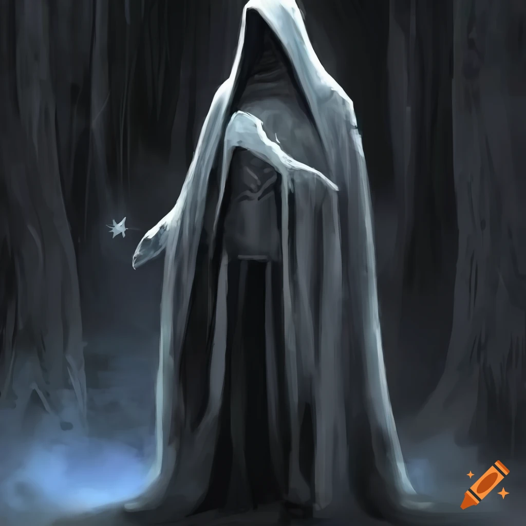 Image of a robed wraith ghost on Craiyon