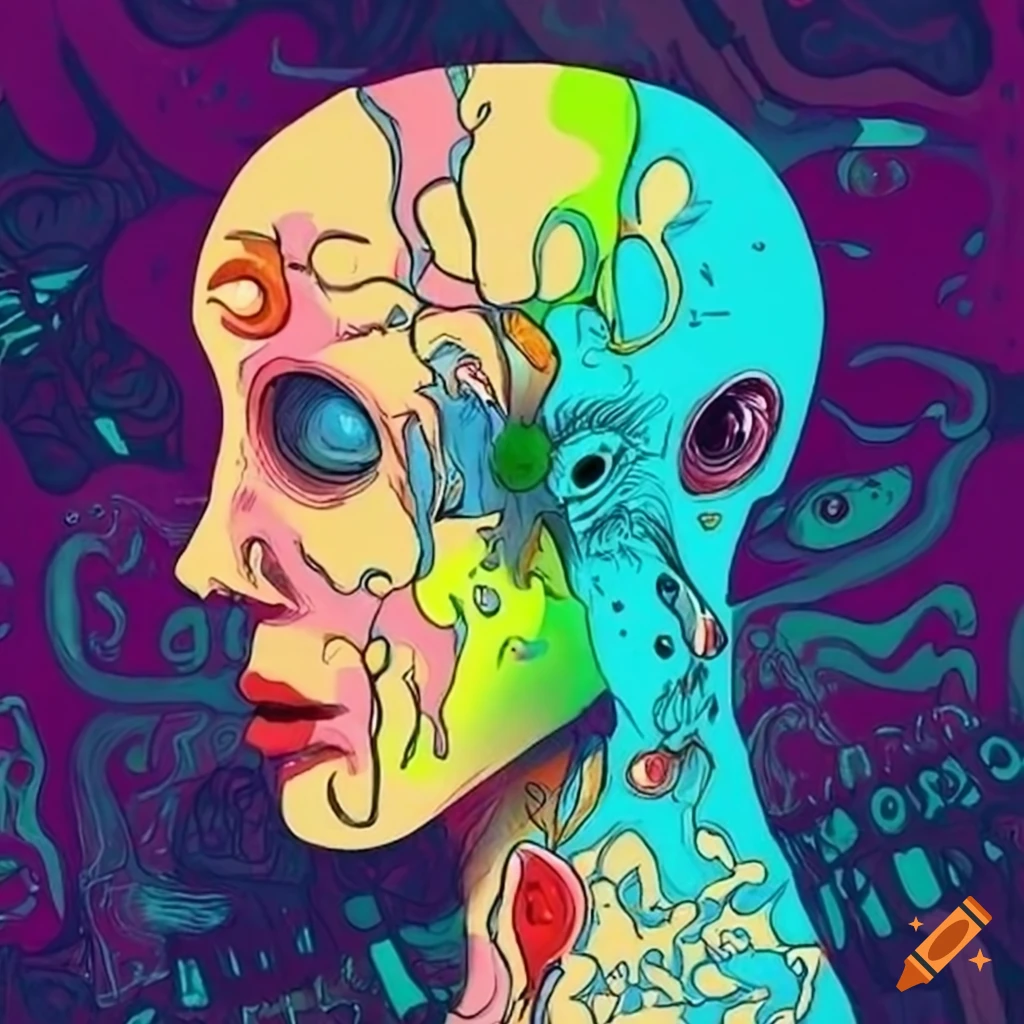 Disturbing artwork about lack of empathy on Craiyon