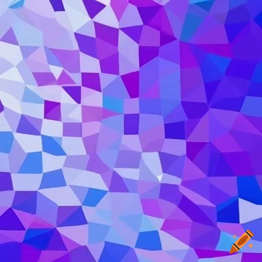 Blue and purple geometric design