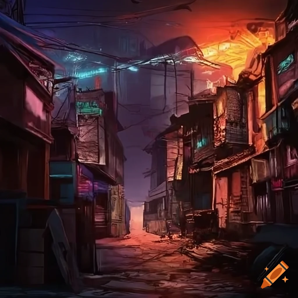 Cyberpunk Slum