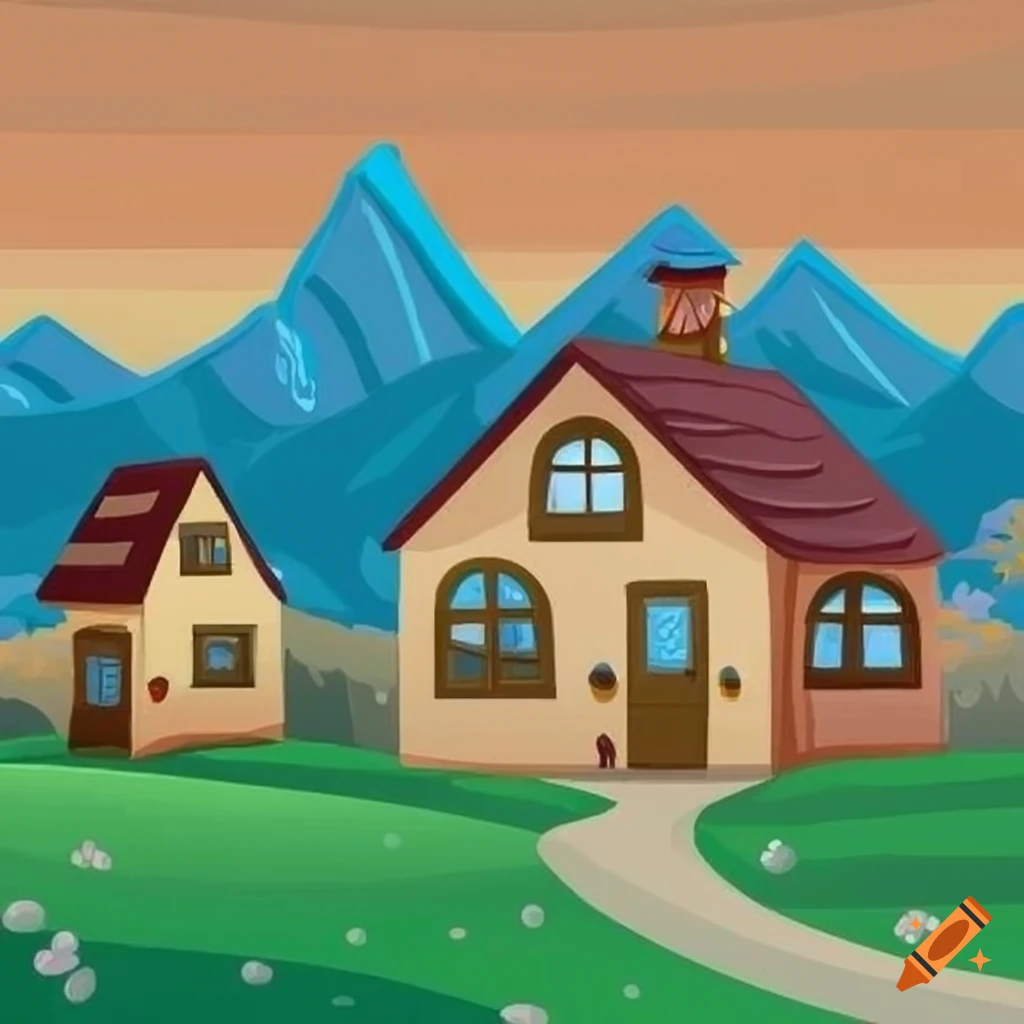 House Cartoon Background
