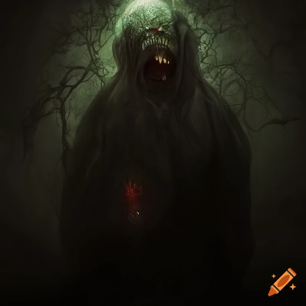 Surreal and unsettling hyper-realistic artwork on Craiyon