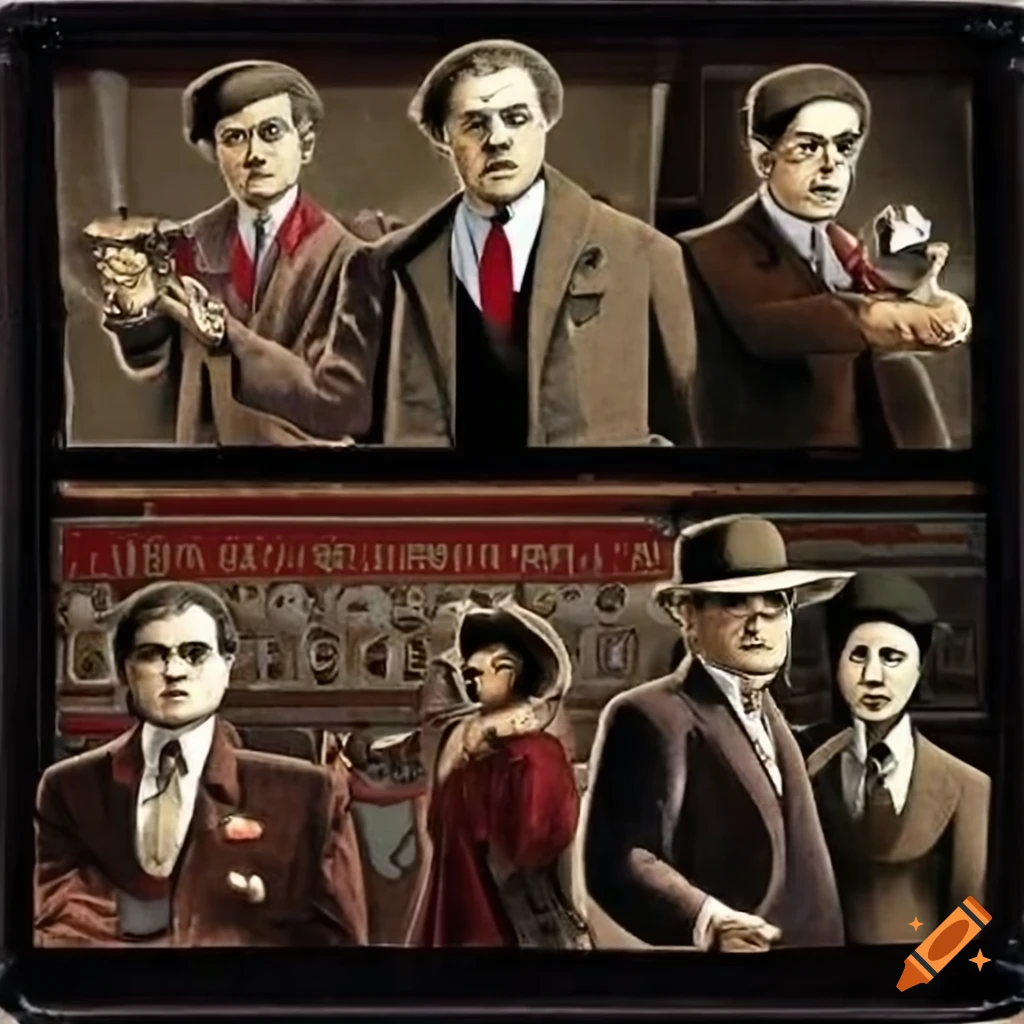 Mafia images created on Craiyon