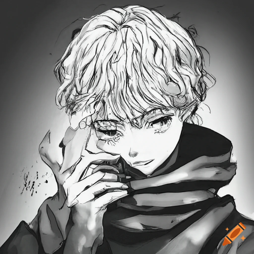 Detailed drawing of a person on Craiyon