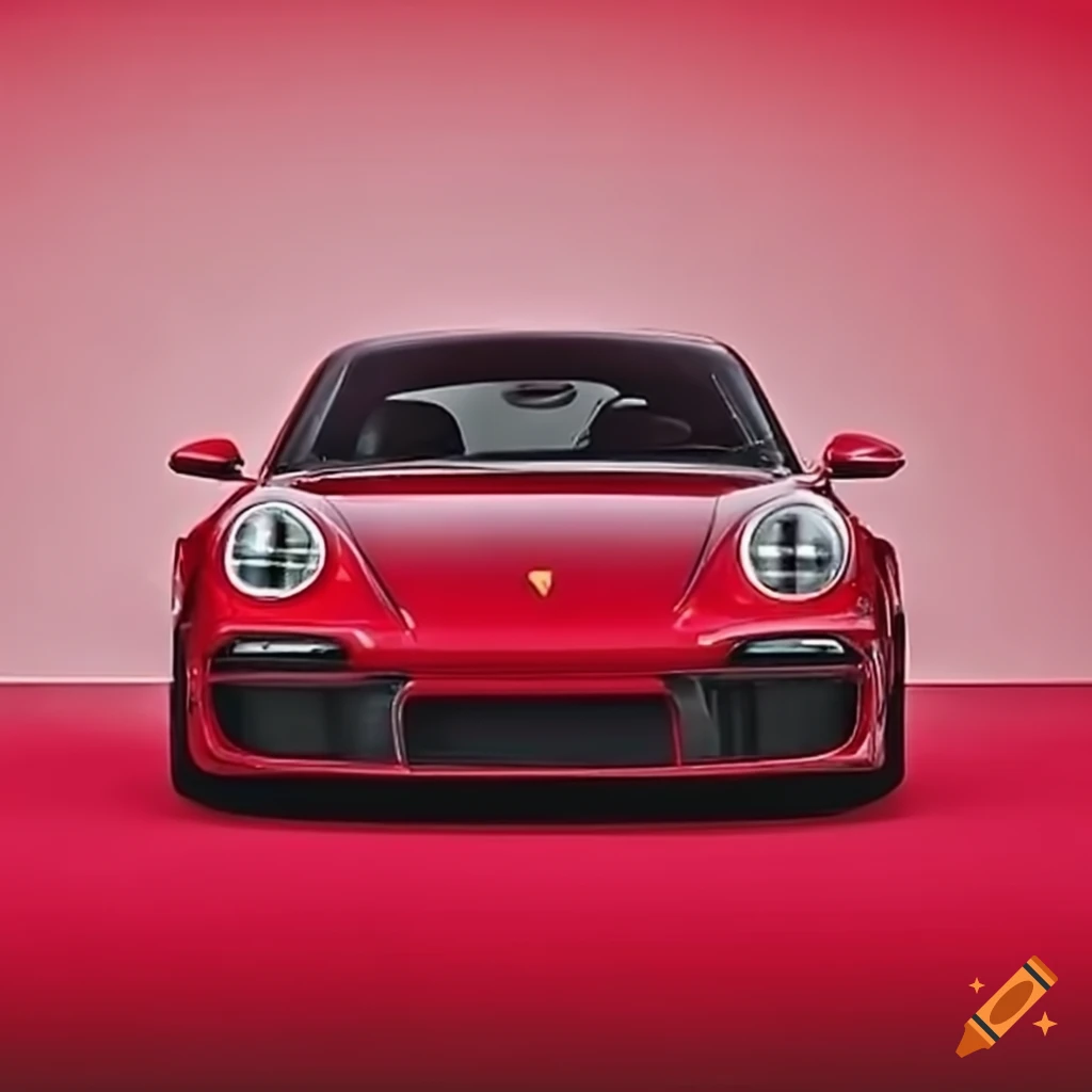 Voiture porsche 911 rouge cherry sur la formule 1 on Craiyon