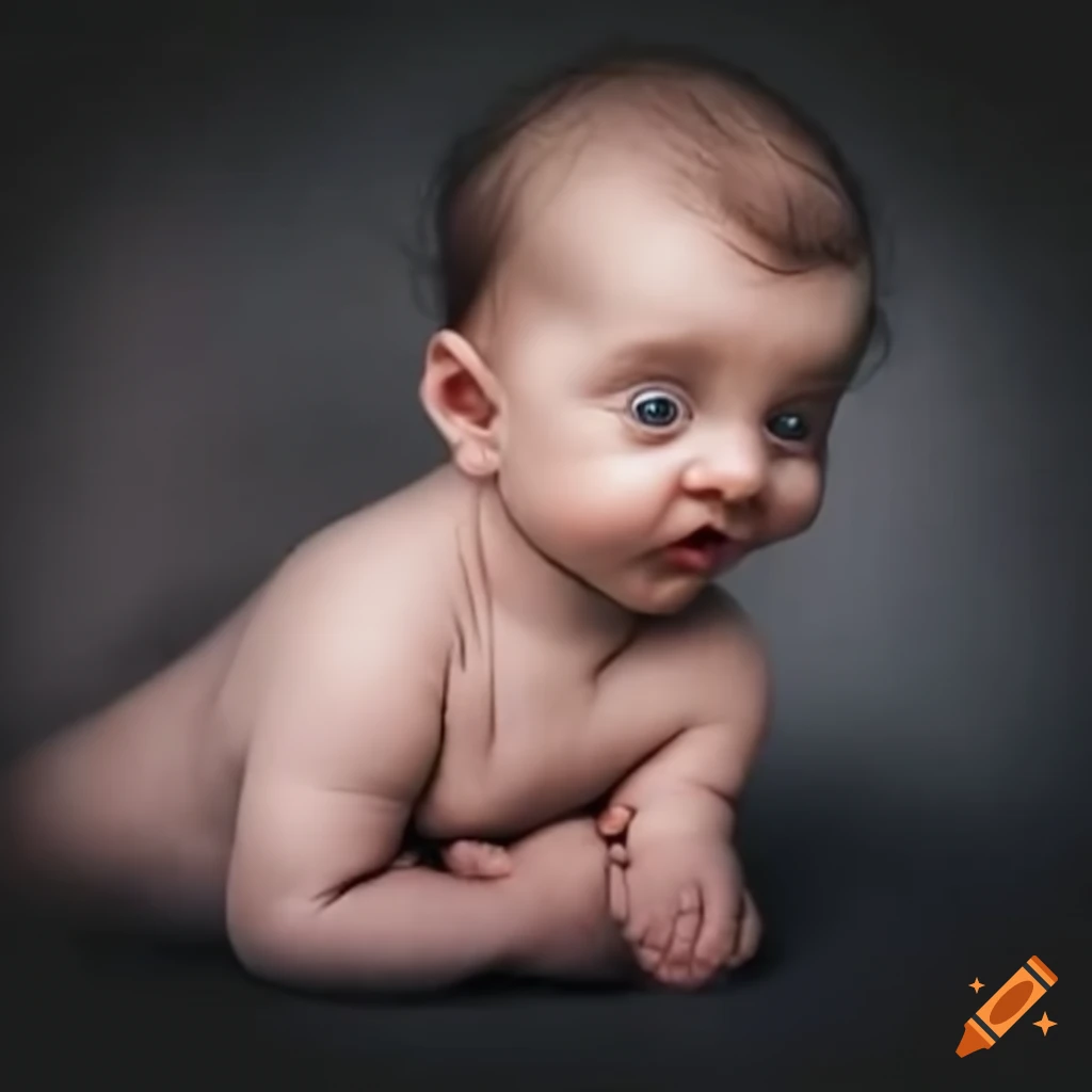 Funniest baby on Craiyon