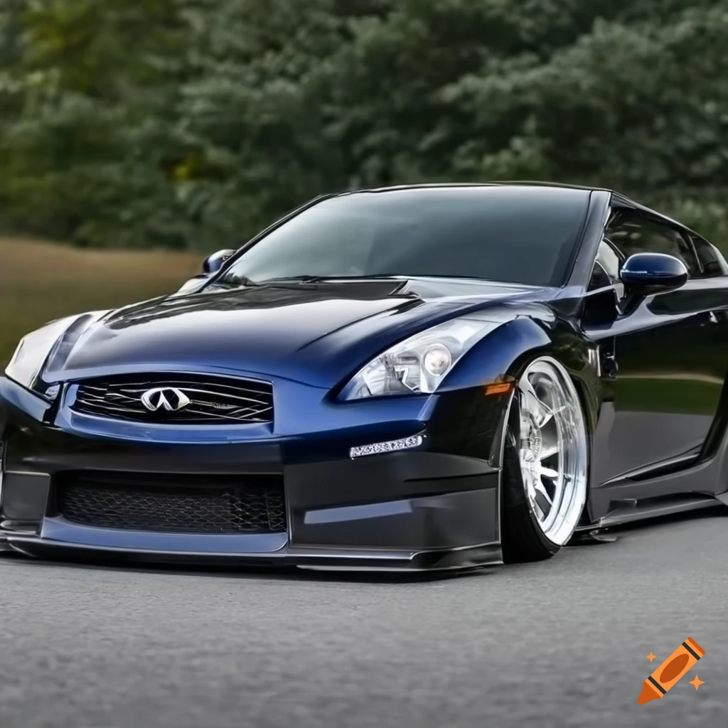 Photo of a modified infiniti gtr r35 on Craiyon
