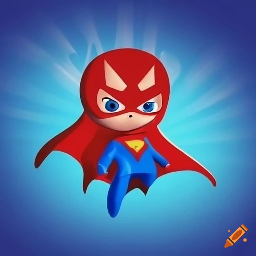 Math superhero mascot on Craiyon