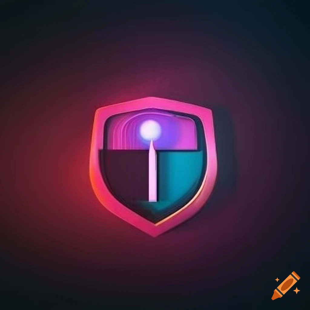 Sleek and professional logo for cyber security certification on Craiyon